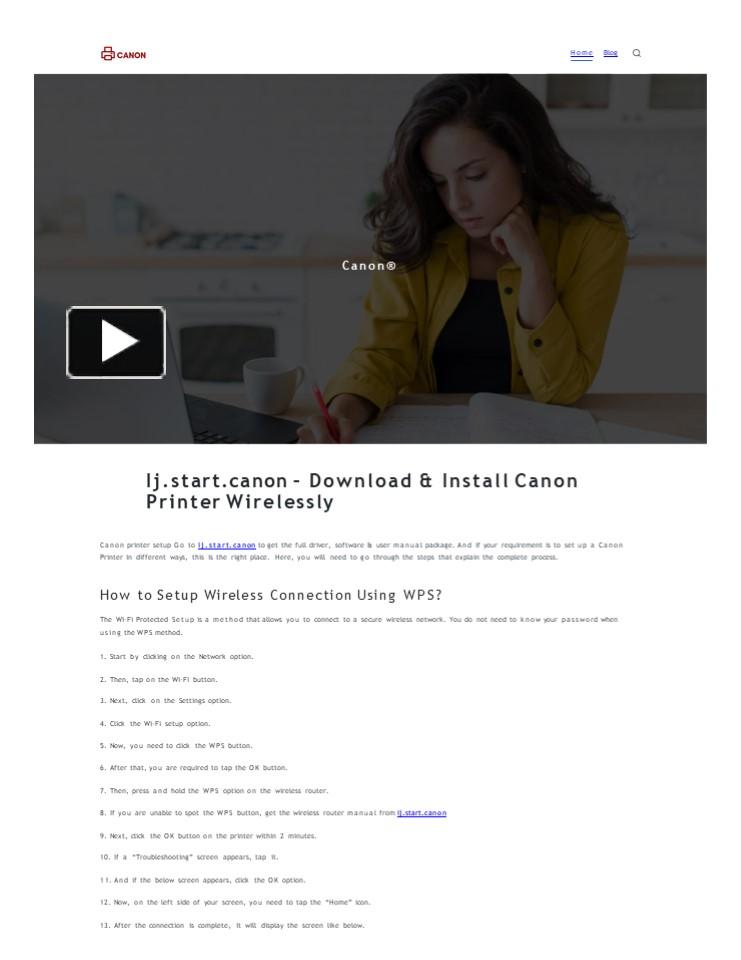 PPT – Canon ij Printer setup (1) PowerPoint presentation | free to download - id: 961339-MGQzO