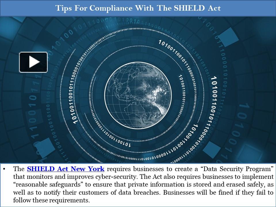 Tips For Compliance With The SHIELD Act presentation | free to download