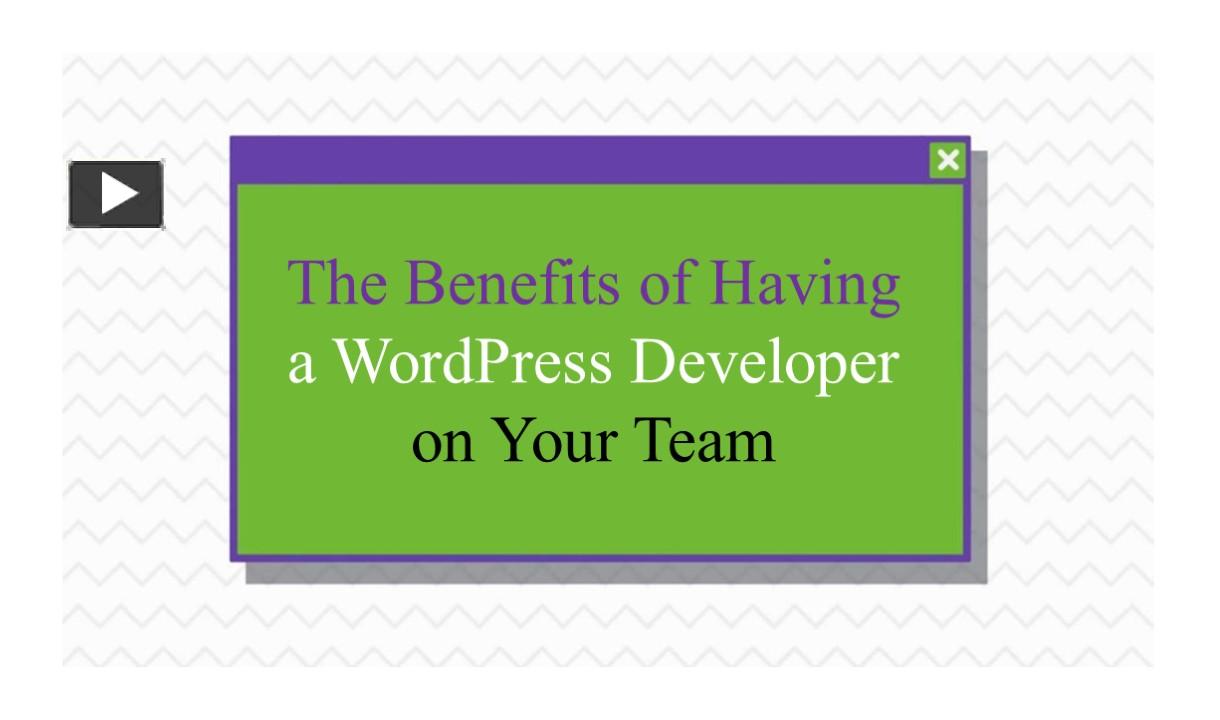 PPT – The Benefits of Having a WordPress Developer on Your Team PowerPoint presentation | free ...