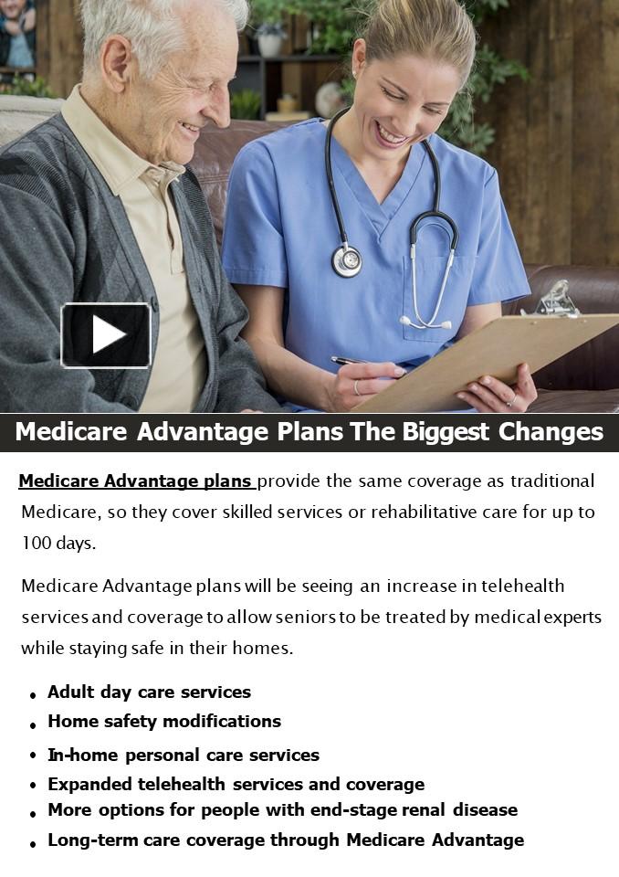 PPT – Medicare Advantage Plans The Biggest Changes PowerPoint presentation | free to download ...