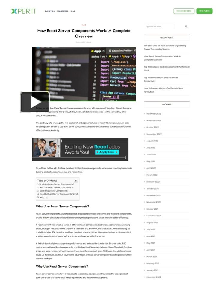 Ppt How React Server Components Work A Complete Overview Powerpoint Presentation Free To 1753