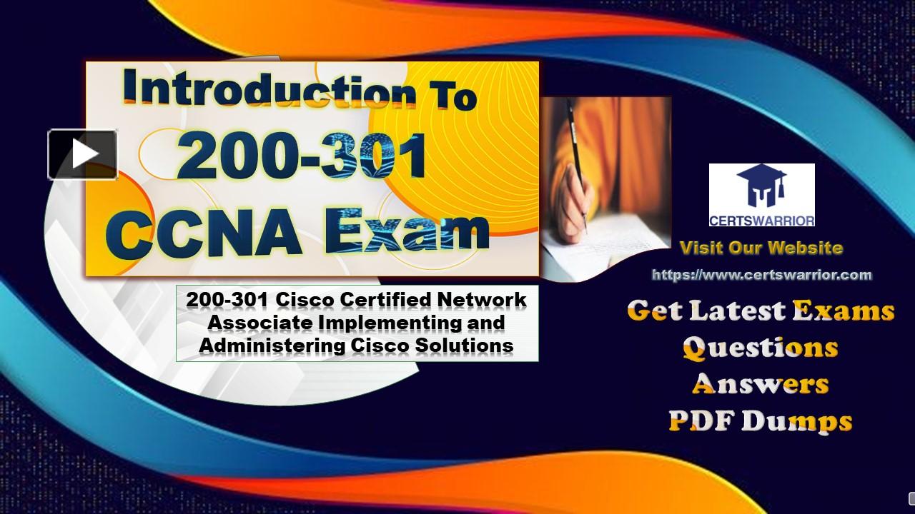 200-301 CCNA Implementing and Administering Cisco Solutions presentation | free to download