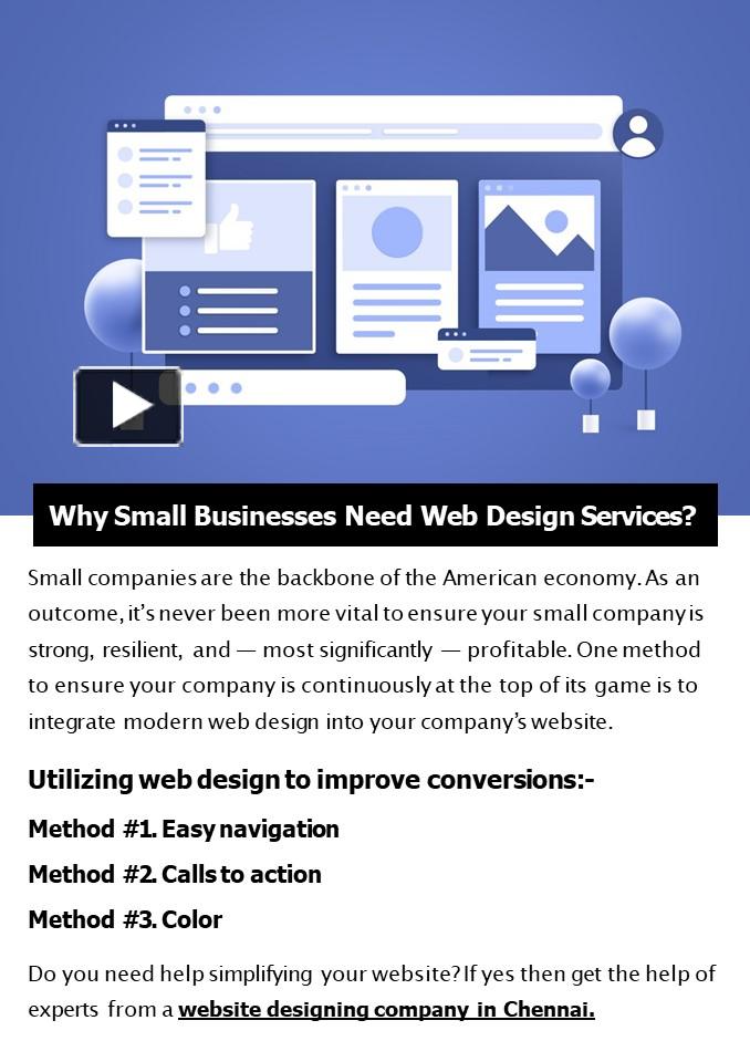 PPT – Why Small Businesses Need Web Design Services? PowerPoint presentation | free to download ...