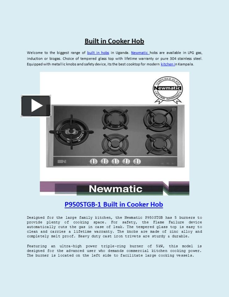 PPT – Built in Cooker Hob PowerPoint presentation | free to download - id: 961ffb-Njc4M