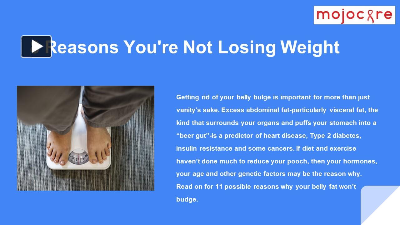 8 Reasons You Are Not Losing Weight. presentation | free to download