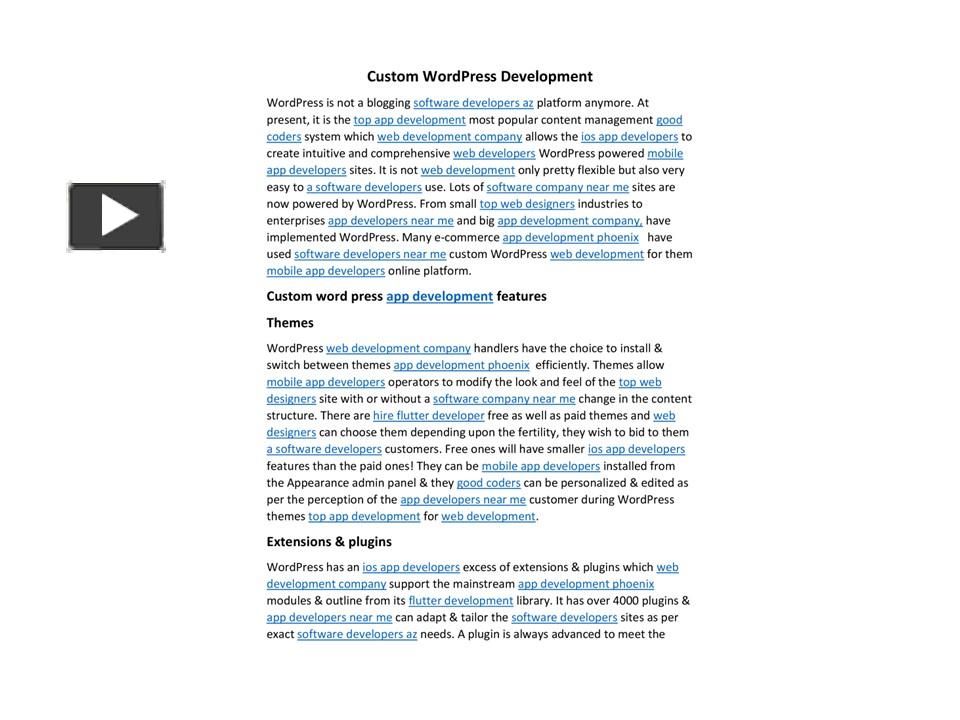 Ppt Custom Wordpress Development Powerpoint Presentation Free To Download Id 962267 Yzdjm