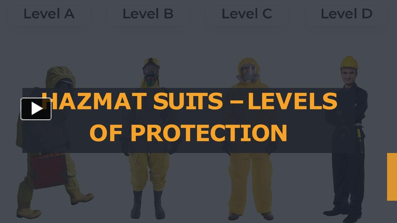 HAZMAT Suits – Levels of Protection presentation | free to download