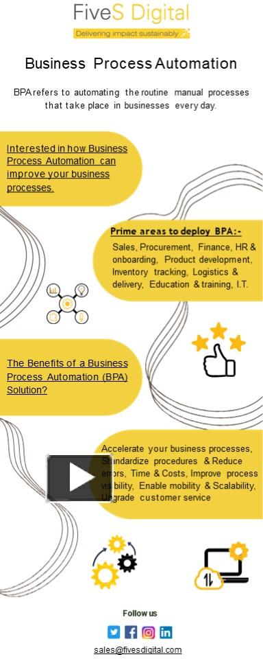 PPT – Business process automation - FiveS Digital PowerPoint presentation | free to download ...