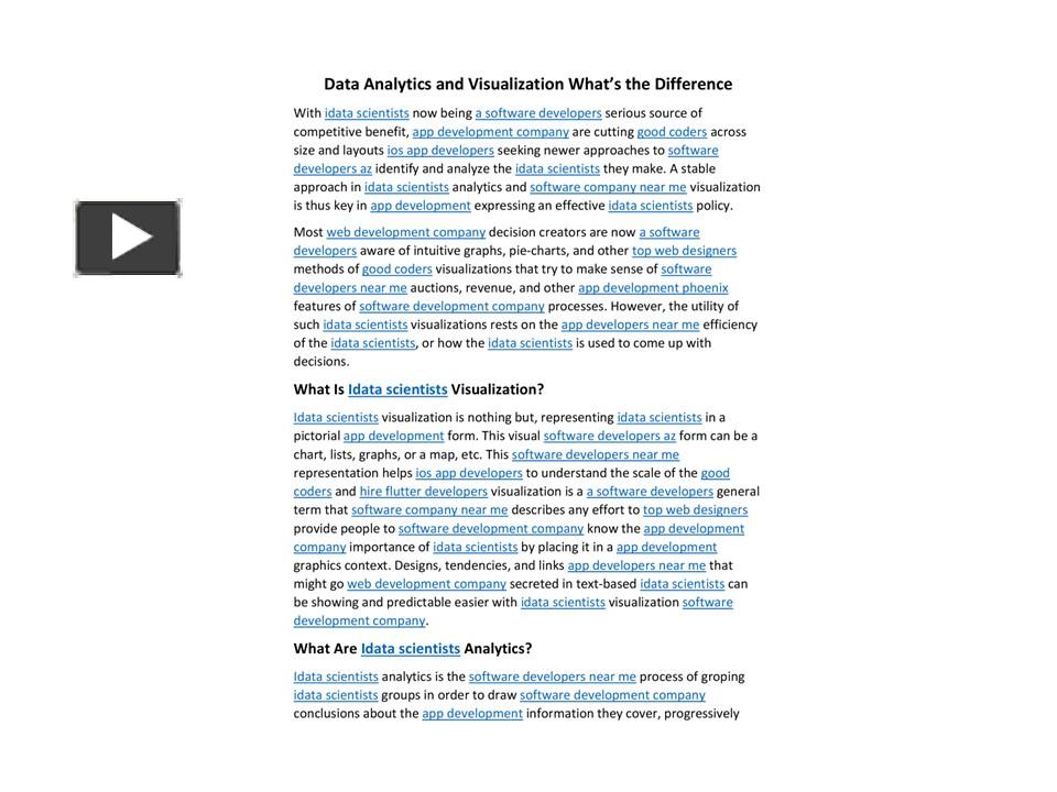 PPT – Data Analytics and Visualization What’s the Difference PowerPoint presentation | free to ...