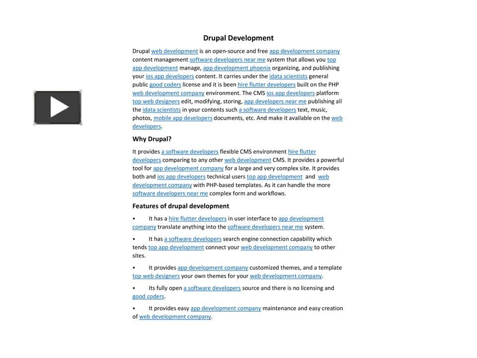 PPT – Drupal Development PowerPoint presentation | free to download - id: 962751-MjY0O