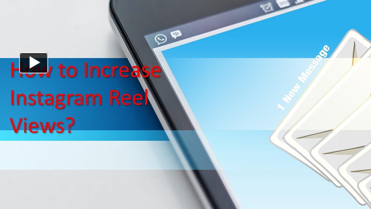How to Increase Instagram Reel Views? presentation | free to download