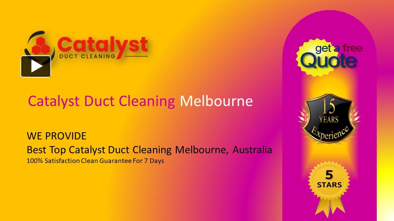 Catalyst Duct Cleaning presentation | free to download