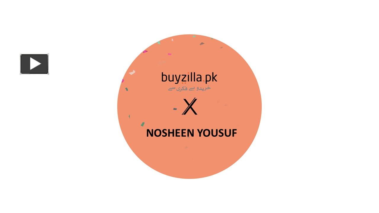 Shop Luxury Abayas & Scarves - Nosheen Yousuf - BuyZilla.Pk presentation | free to download