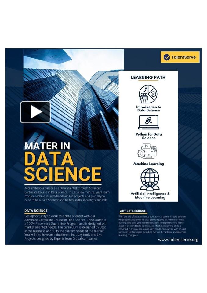 PPT – Advance Certificate course in Data Science PowerPoint presentation | free to download - id ...