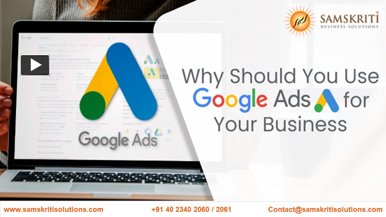 PPT – Why Should You Use Google Ads for Your Business? PowerPoint presentation | free to ...