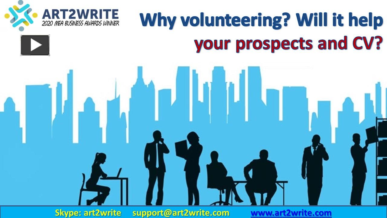 PPT – Why volunteering? Will it help your prospects and CV? PowerPoint ...