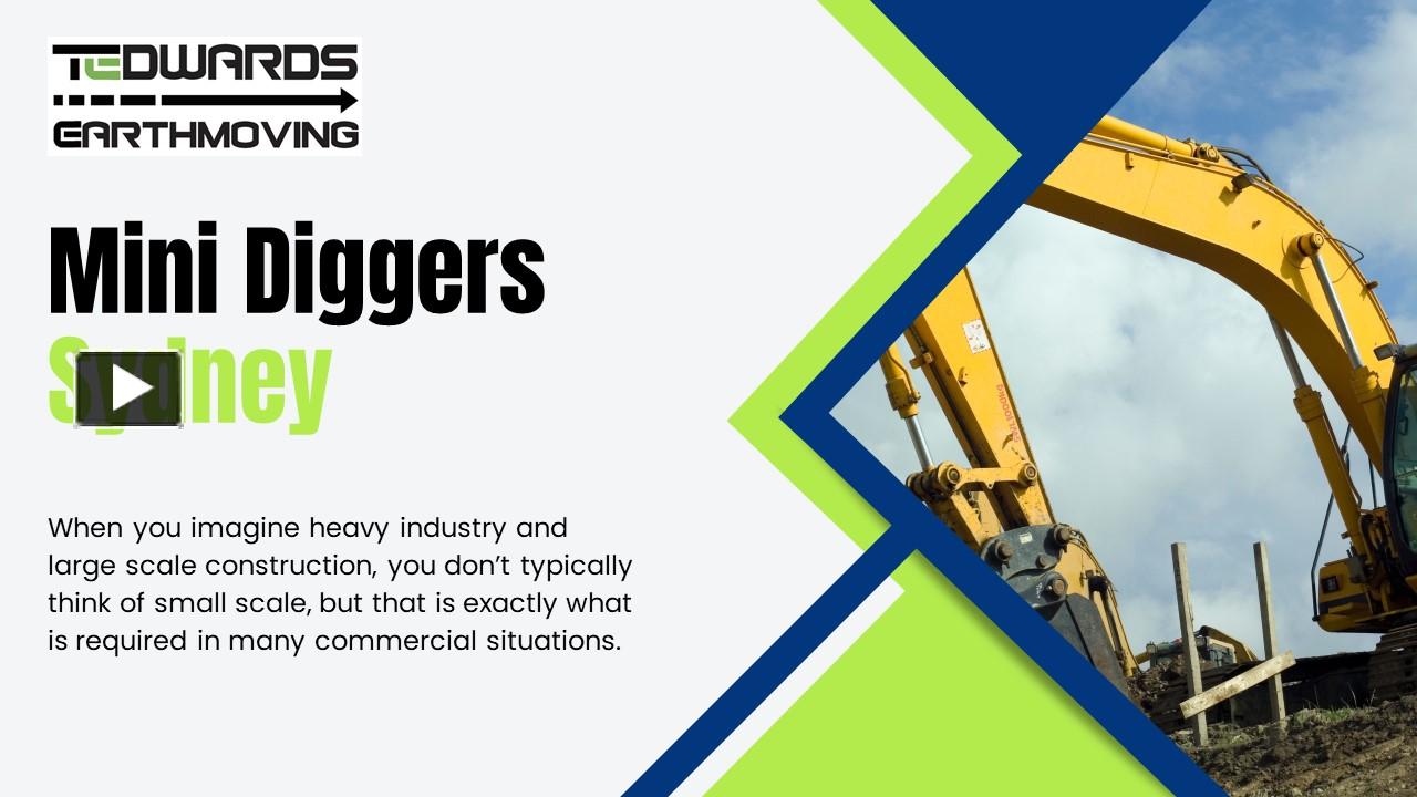 PPT – Mini Diggers Sydney PowerPoint presentation | free to download ...