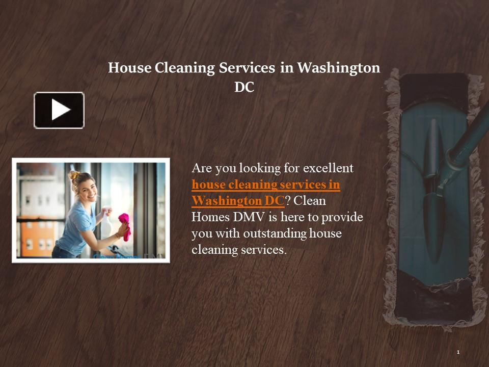 PPT – House Cleaning Services in Washington DC PowerPoint presentation | free to download - id ...