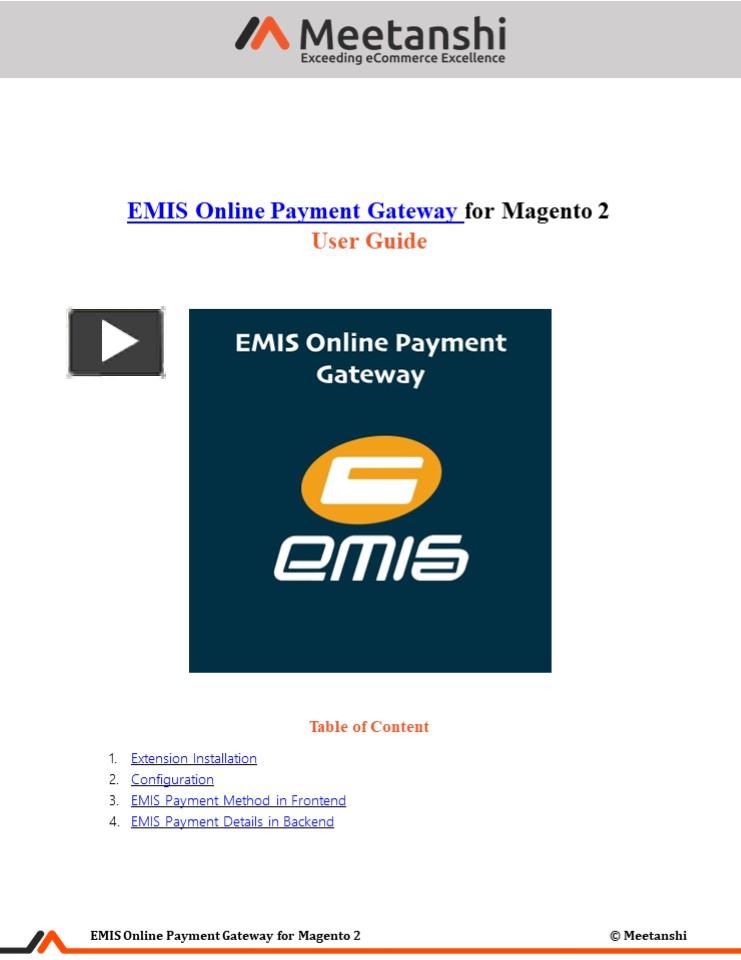 Magento 2 EMIS Online Payment Gateway presentation | free to download