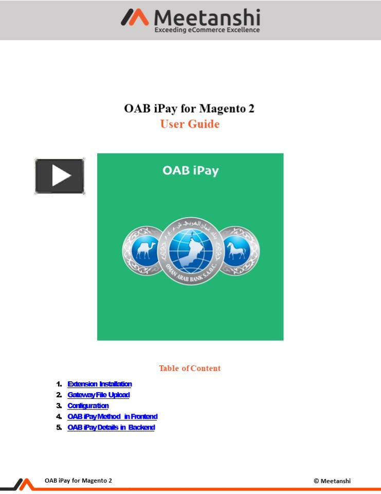 Magento 2 OAB iPay presentation | free to download