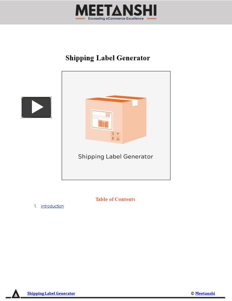 Shipping Label Generator presentation | free to download