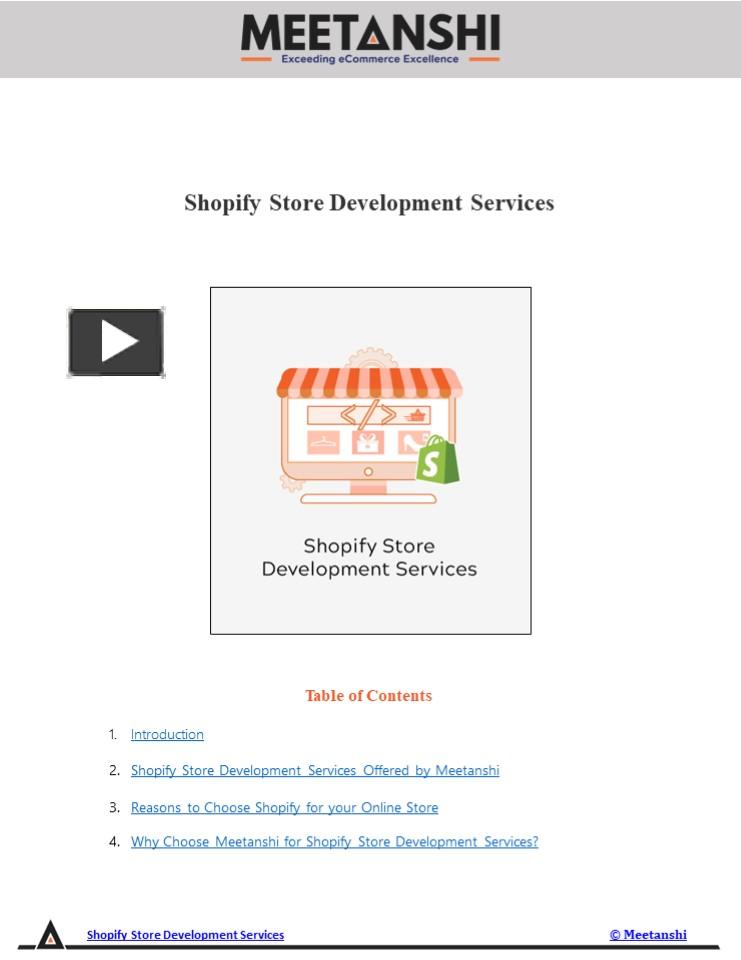 PPT – Shopify Store Development Services PowerPoint presentation | free to download - id: 963c4a ...