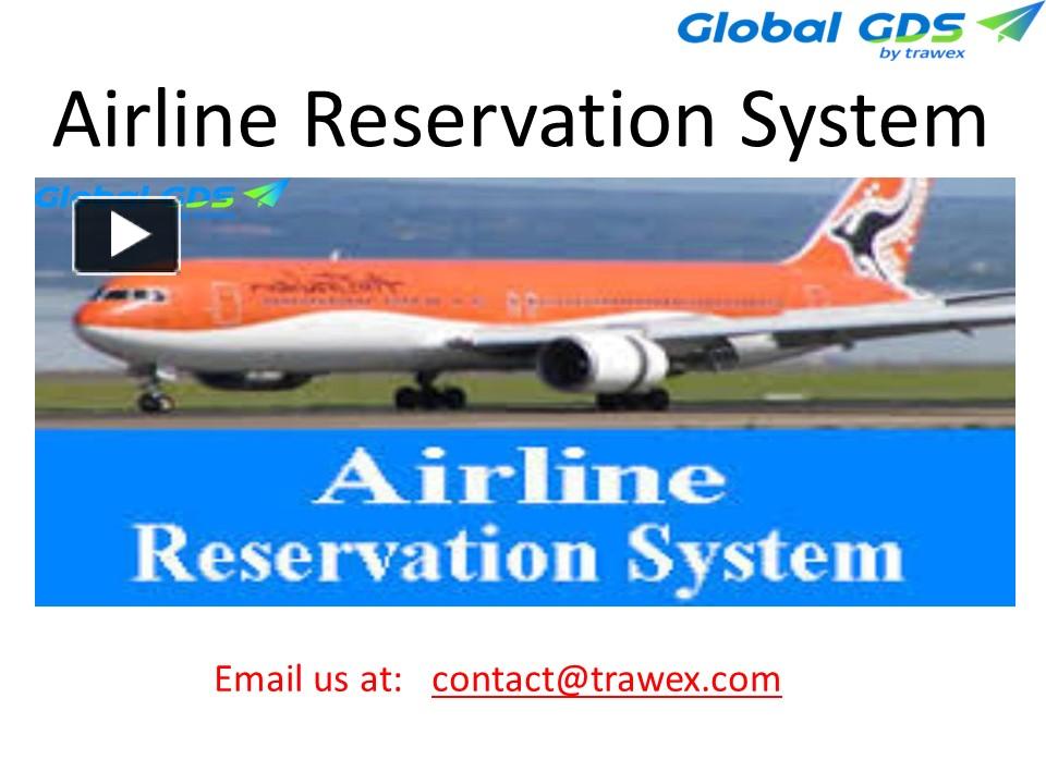 PPT – Airline Reservation System PowerPoint presentation | free to ...