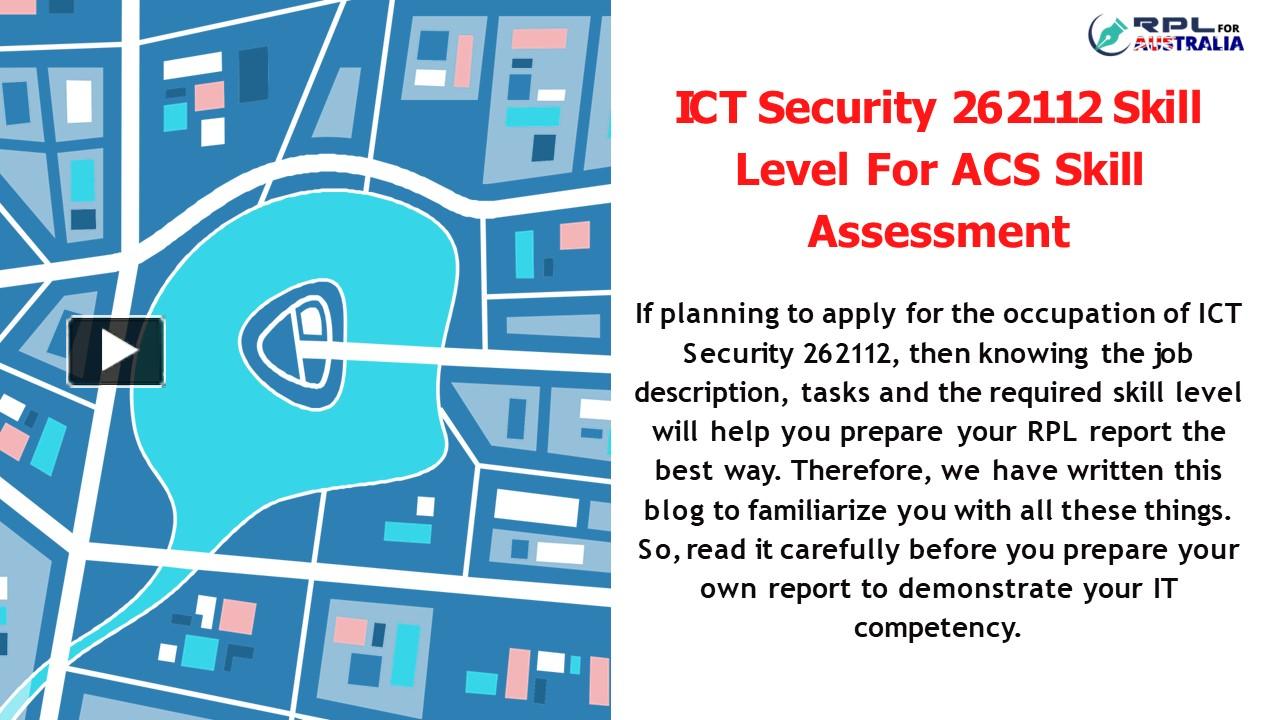 PPT – ICT Security 262112 Skill Level For ACS Skill Assessment PowerPoint presentation | free to ...