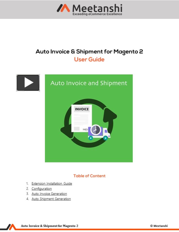 Magento 2 Auto Invoice & Shipment presentation | free to download