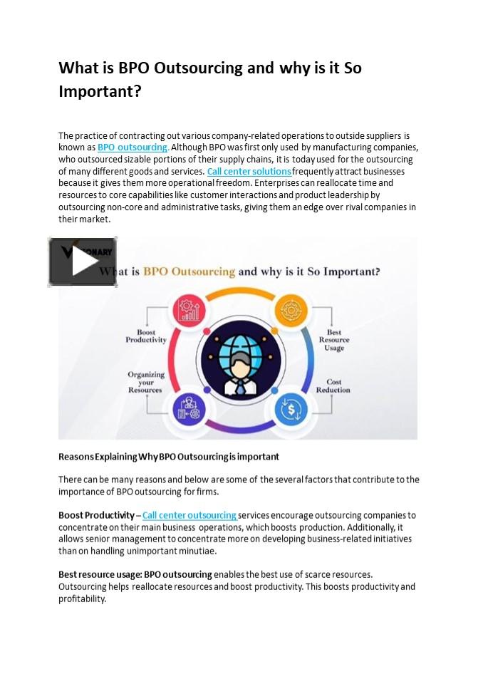 PPT – What is BPO Outsourcing and why is it So Important PowerPoint presentation | free to ...