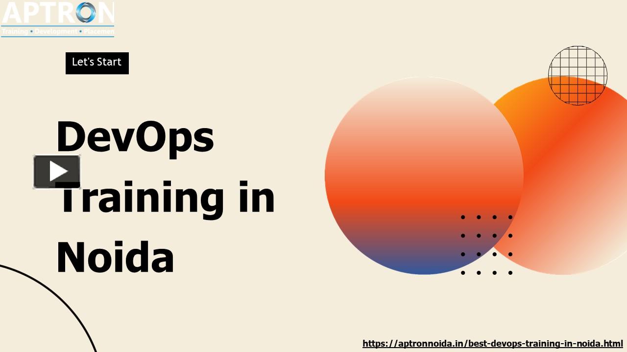 DevOps Training in Noida presentation | free to download