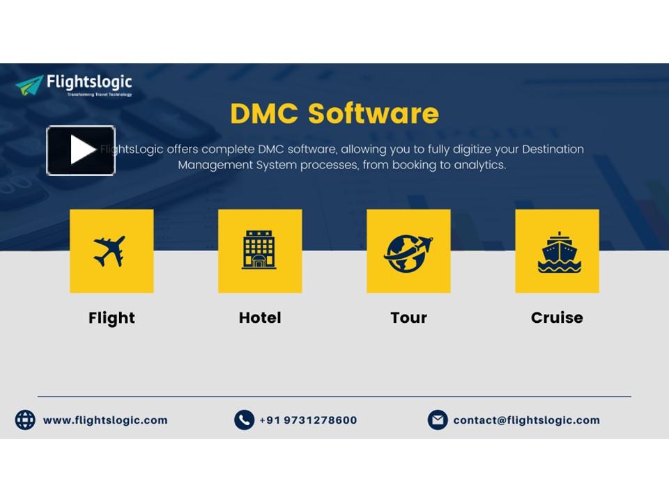DMC Software | Destination Management Company presentation | free to download