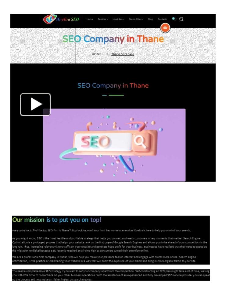 PPT – iEveEraSEO - SEO Company in Thane, PowerPoint presentation | free to download - id: 964844 ...