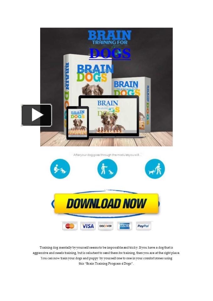Brain Training For Dogs PDF Book (Adrienne Farricelli) presentation | free to download