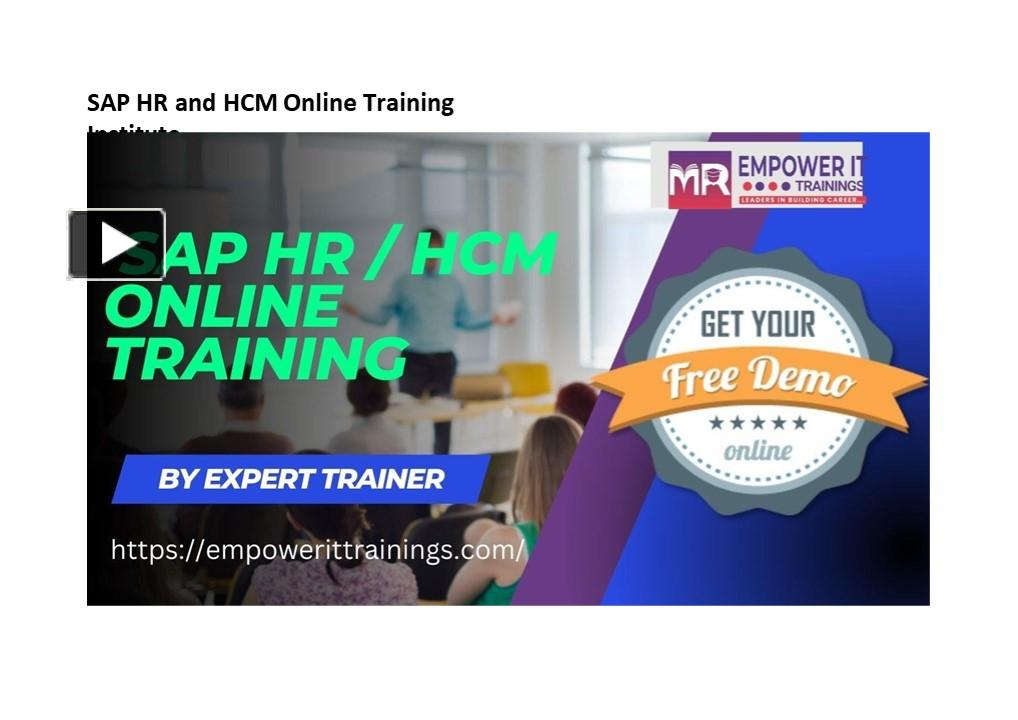 PPT – SAP HR and HCM Online Training in USA, Australia, UAE, UK, Qatar, Singapore, Malaysia ...