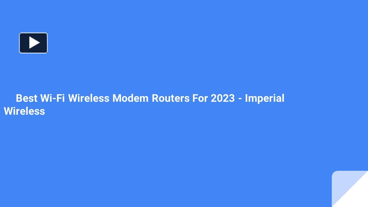 PPT – Wireless Modem PowerPoint presentation | free to download - id: 9651f9-MGNjN