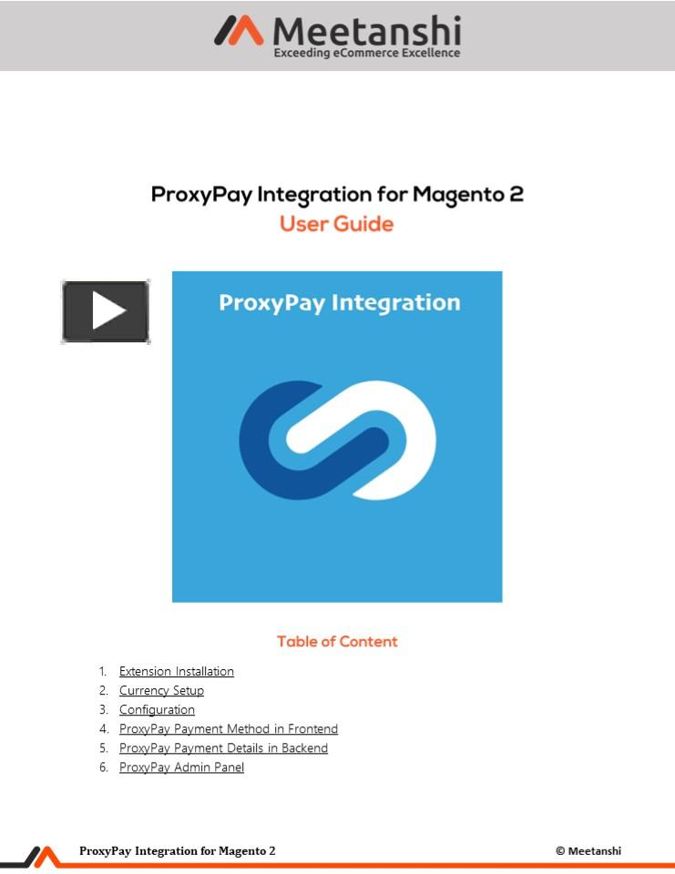 Magento 2 ProxyPay Integration presentation | free to download