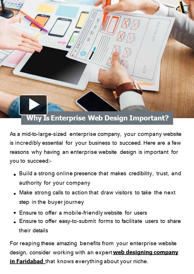 Why Is Enterprise Web Design Important? presentation | free to download