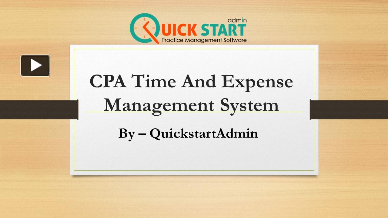 PPT – Top-Rated Time and Expense Management System – QSA PowerPoint presentation | free to ...