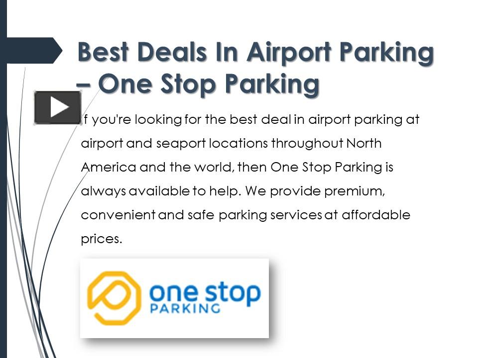 PPT – Best Deals In Airport Parking – One Stop Parking PowerPoint presentation | free to ...