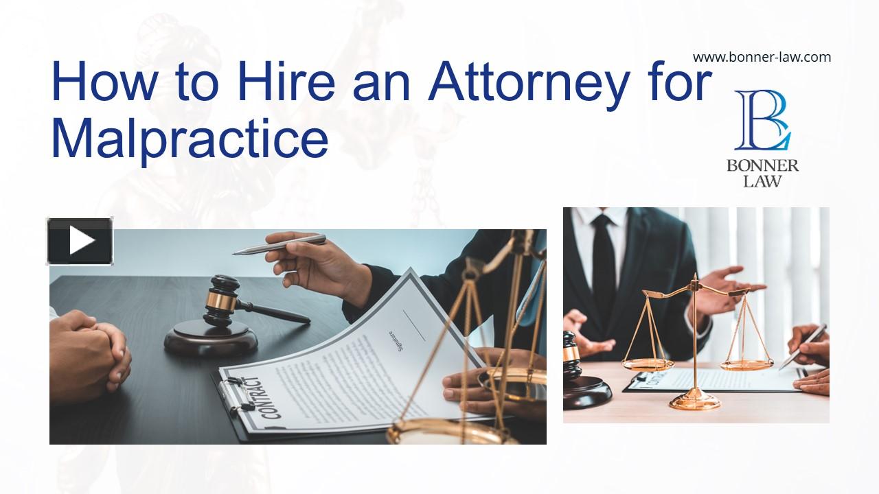 PPT – Michael P. Bonner | Medical Malpractice Attorney| Miami, Florida PowerPoint presentation ...