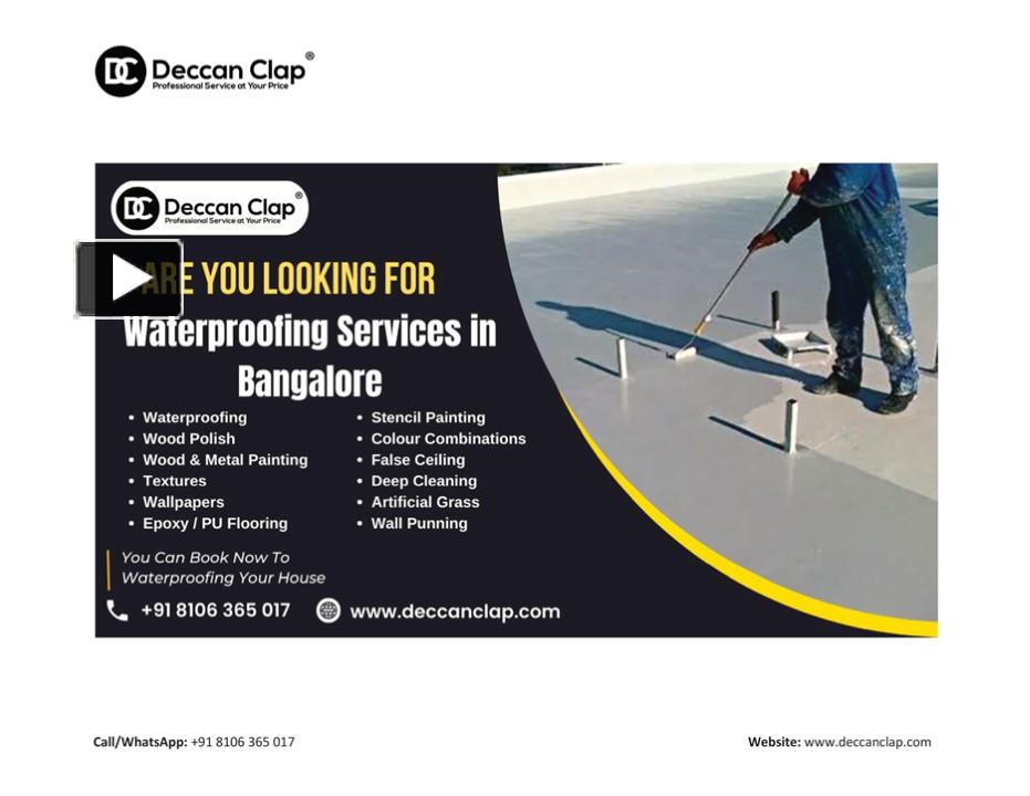 PPT – Best Waterproofing Contractors in Bangalore PowerPoint ...