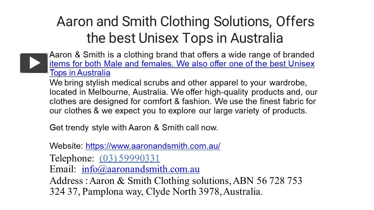 PPT – Aaron and Smith, Best Cargo Scrub Pants In Australia PowerPoint presentation | free to ...