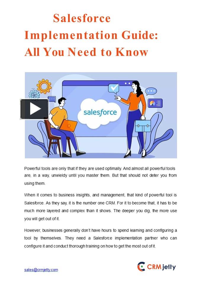 Salesforce Implementation Guide: All You Need to Know presentation | free to download