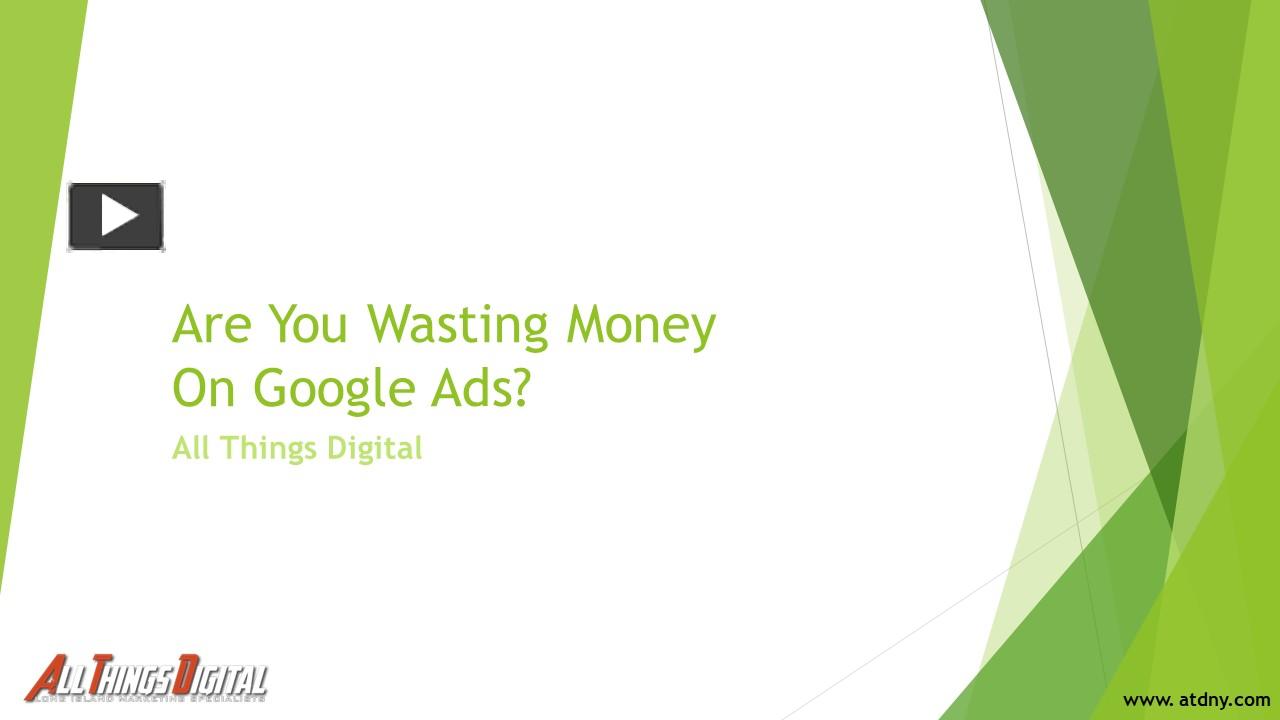 PPT – Mistakes You Must Avoid On Google Ads PowerPoint presentation | free to download - id ...