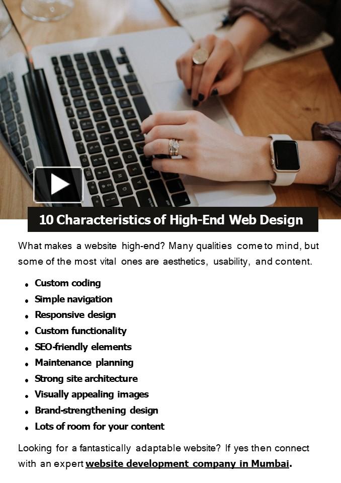 PPT – 10 Characteristics of High-End Web Design PowerPoint presentation | free to download - id ...