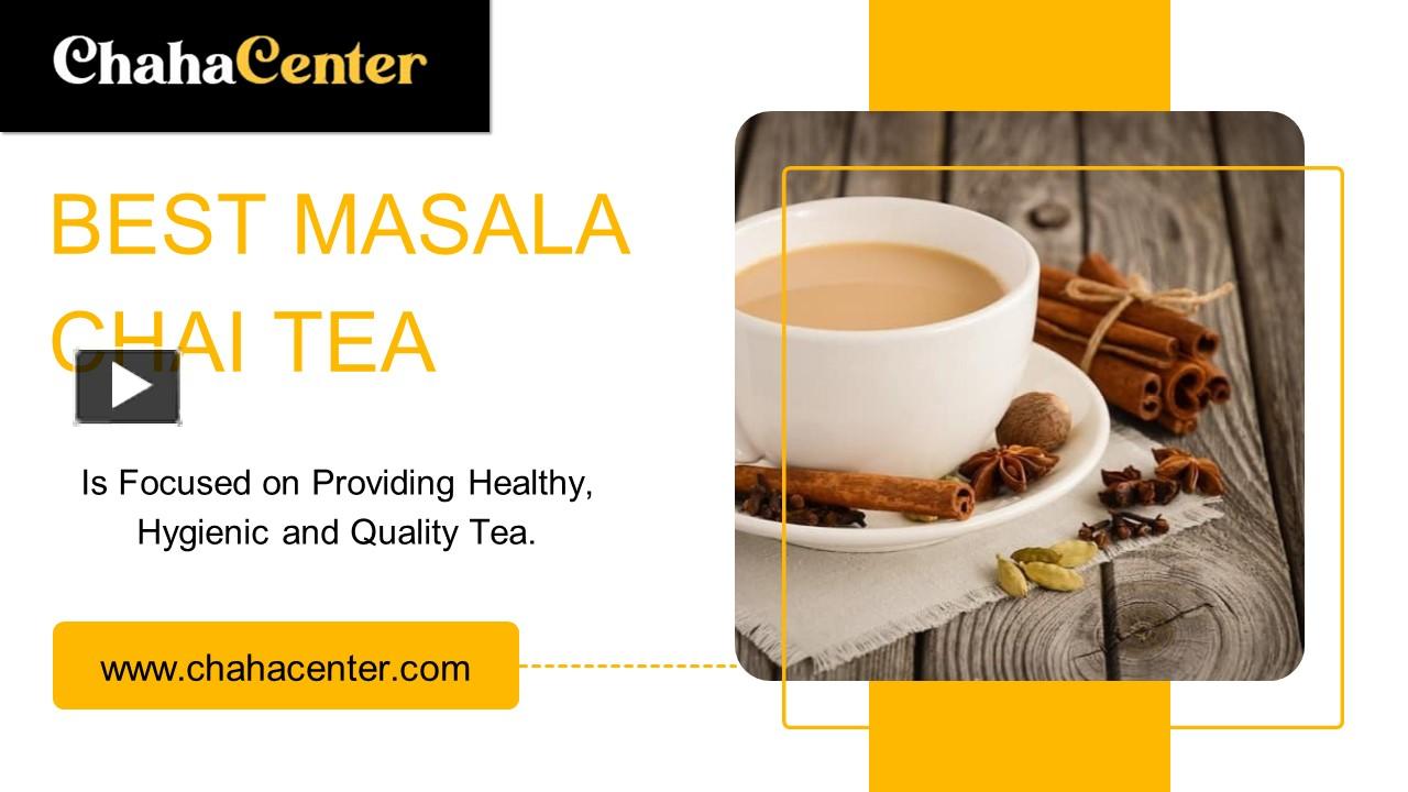 Best Masala Chai Tea presentation | free to download