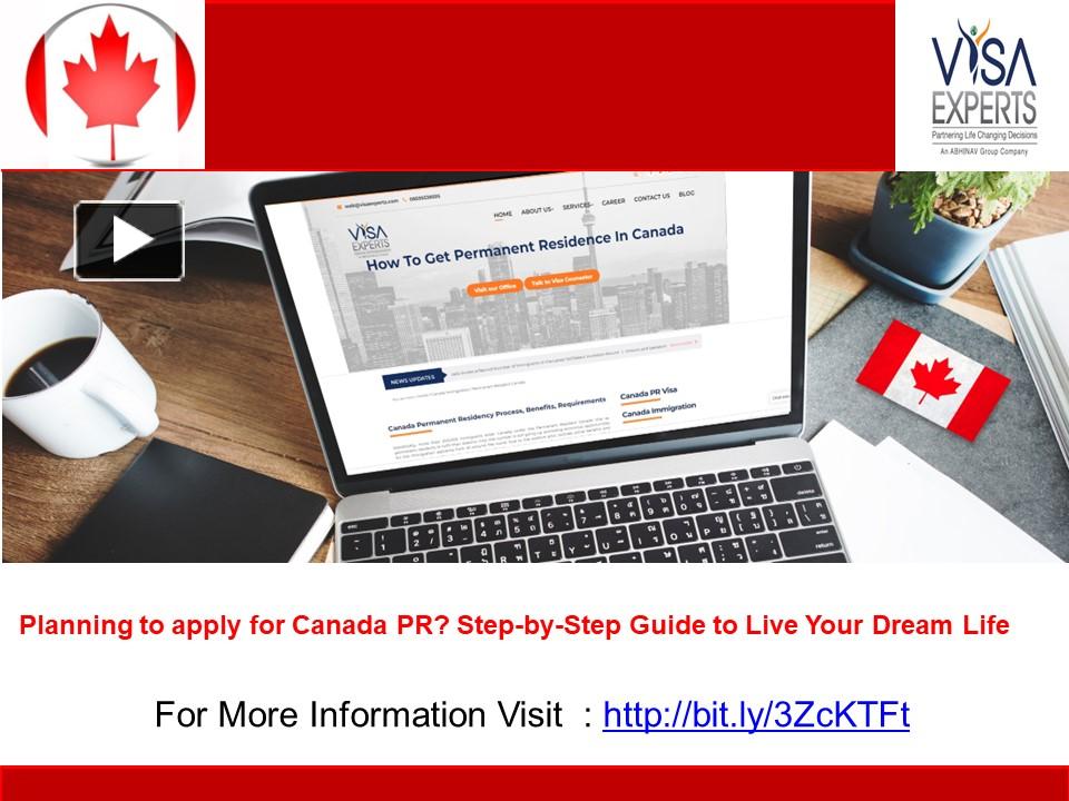 PPT – Planning to apply for Canada PR? Step-by-Step Guide to Live Your Dream Life PowerPoint ...
