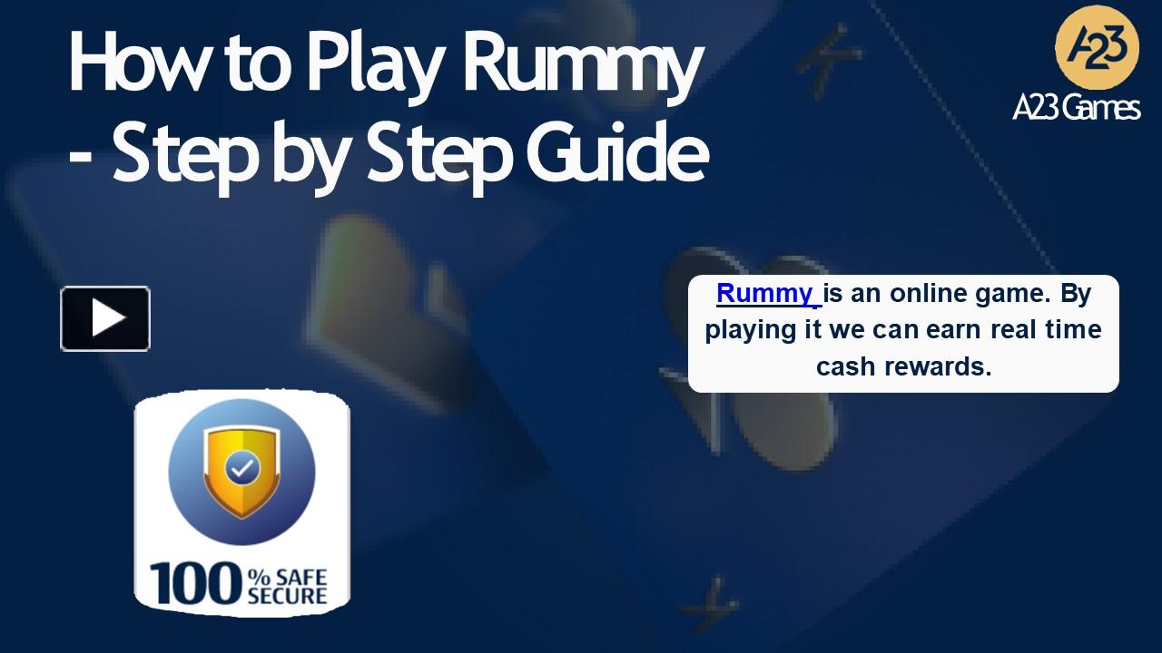 PPT – How to Play Rummy - Step by Step Guide PowerPoint presentation | free to download - id ...