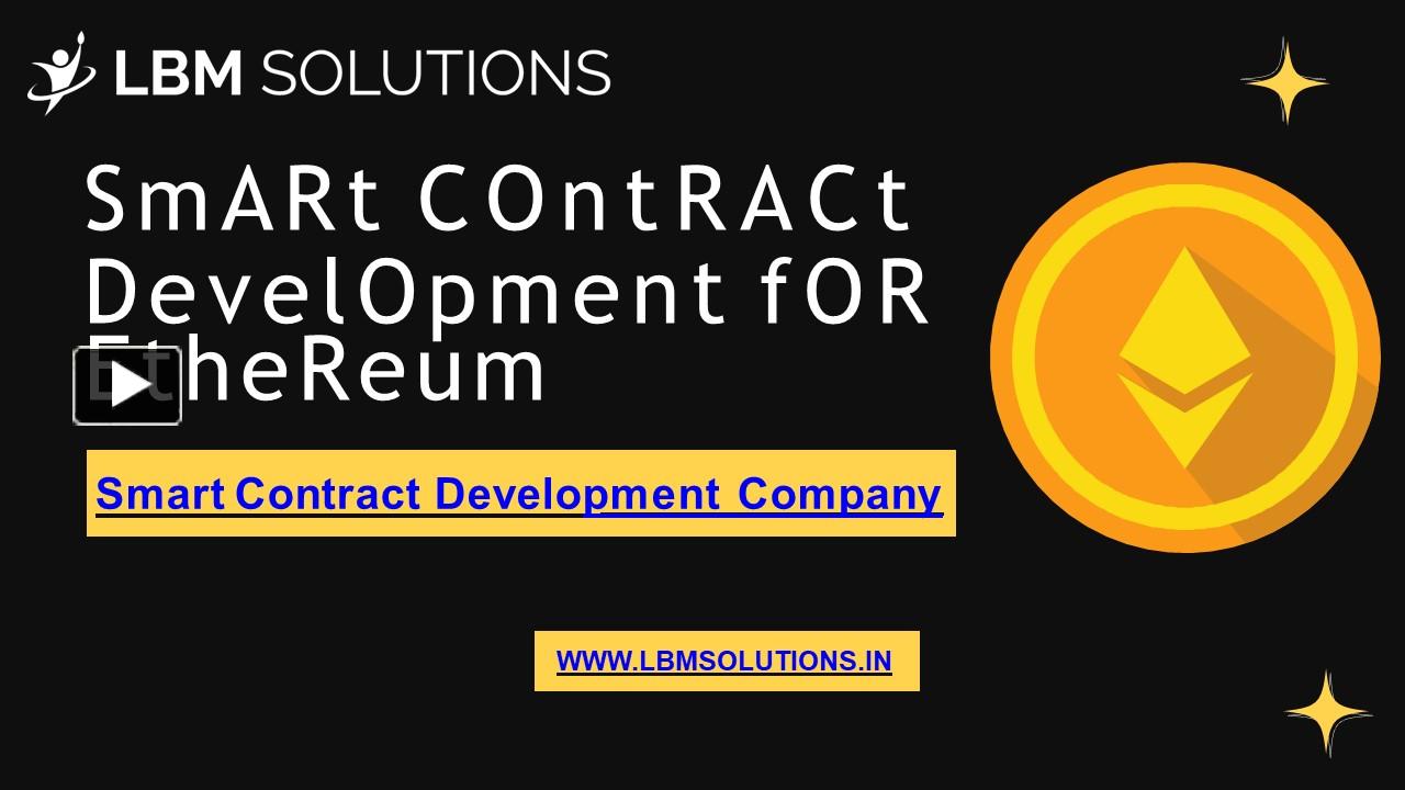 PPT – Smart Contract Development for Ethereum. PowerPoint presentation | free to download - id ...